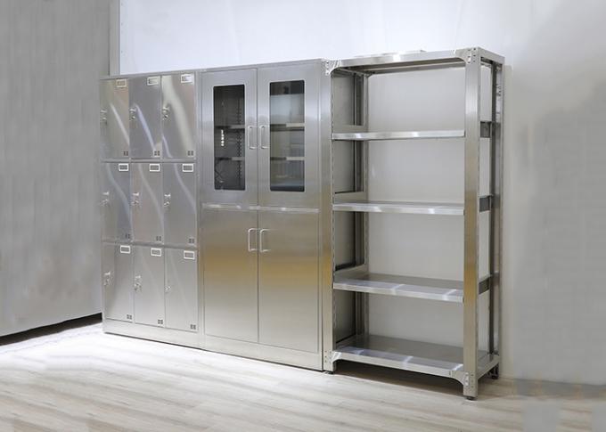 Stainless Steel 304 ODM Laboratory Storage Cabinet Customized 4 Layers